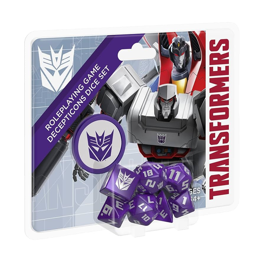 Transformers: RPG - Decepticon Dice Set – Darby's Dungeon