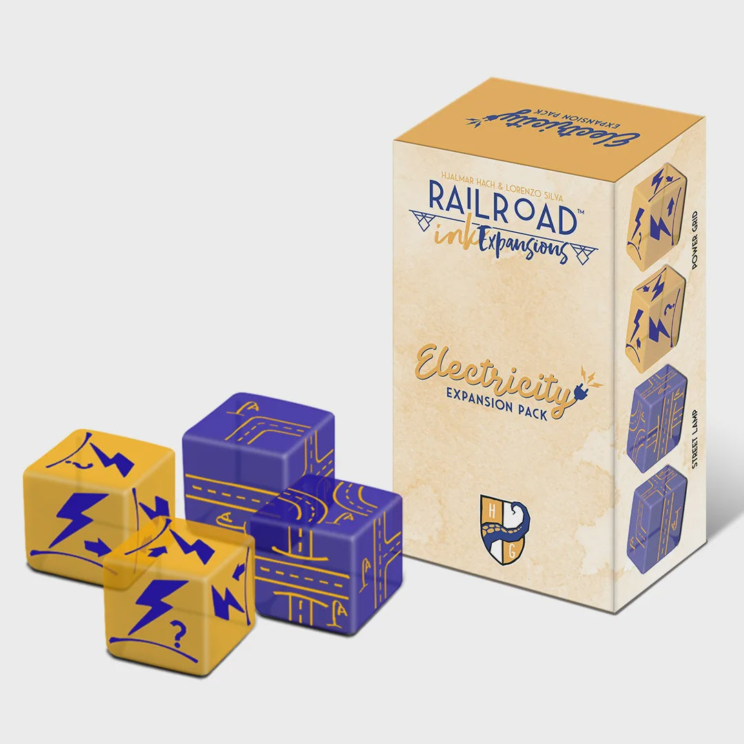 Railroad Ink Expansion: Electricity – Darby's Dungeon